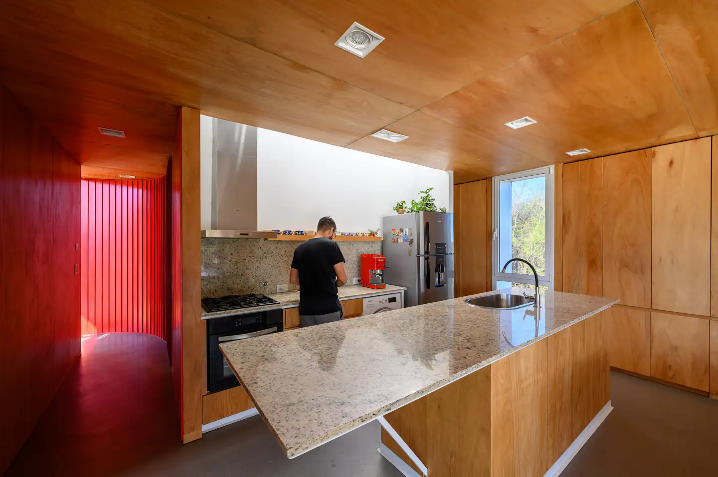 Photo 7 of 15 in Moveable Screens Let the Owners of This Prefab Home ...
