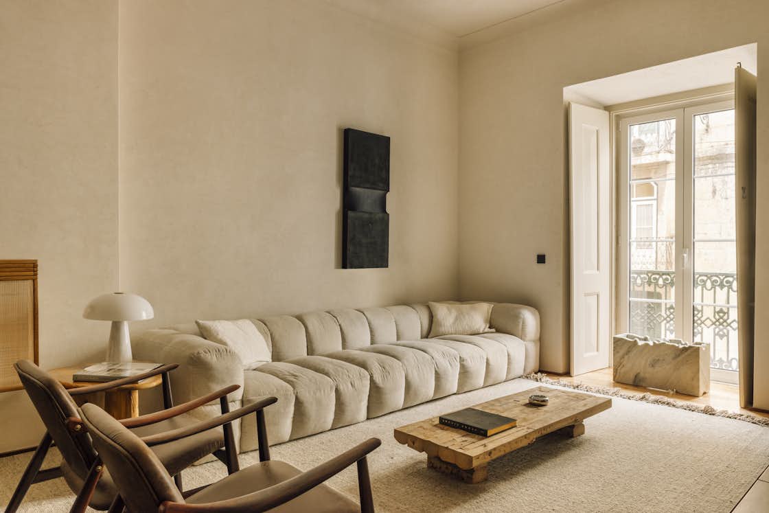 Photo 1 of 16 in The Living Room? Beige. The Kitchen Island? That’s ...