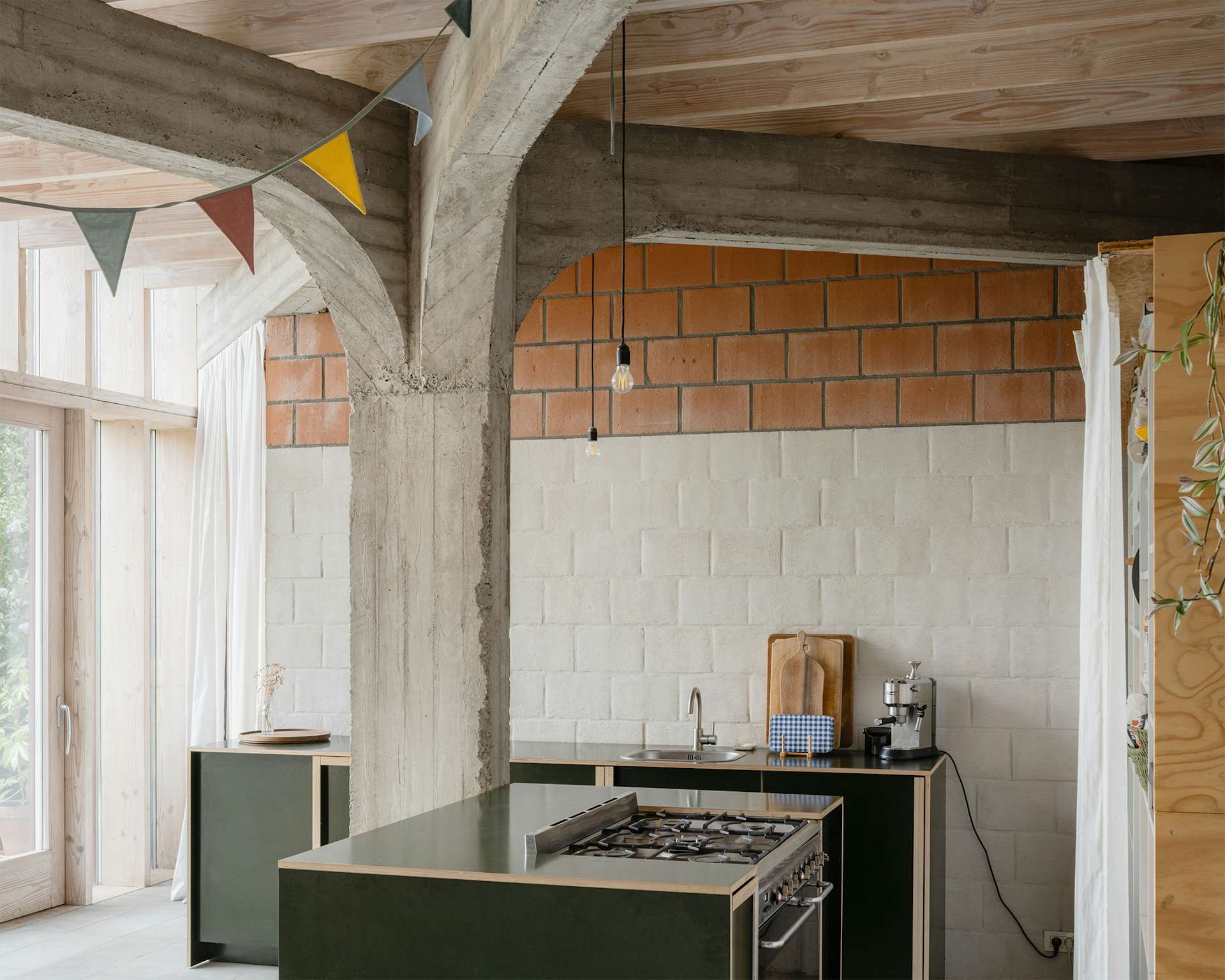 Photo 12 of 13 in A Surprising Concrete Column Keeps This Backyard ...