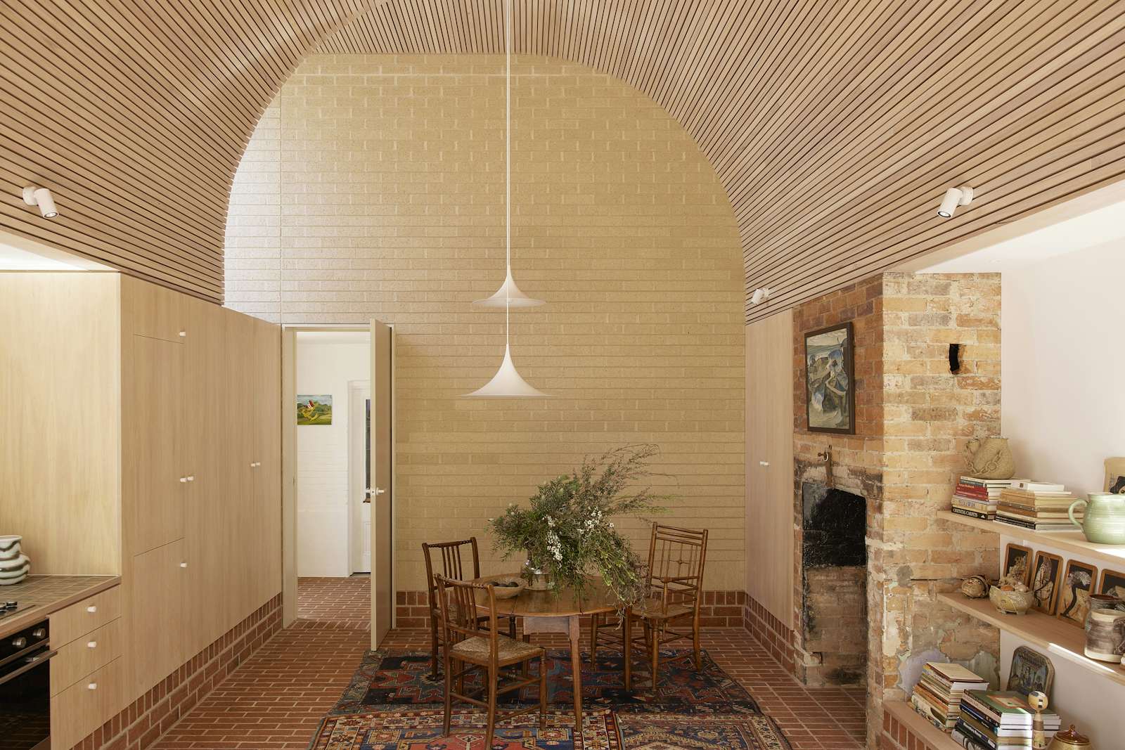 Photo 2 of 14 in An Arched Timber Vault Promises Privacy Within This ...