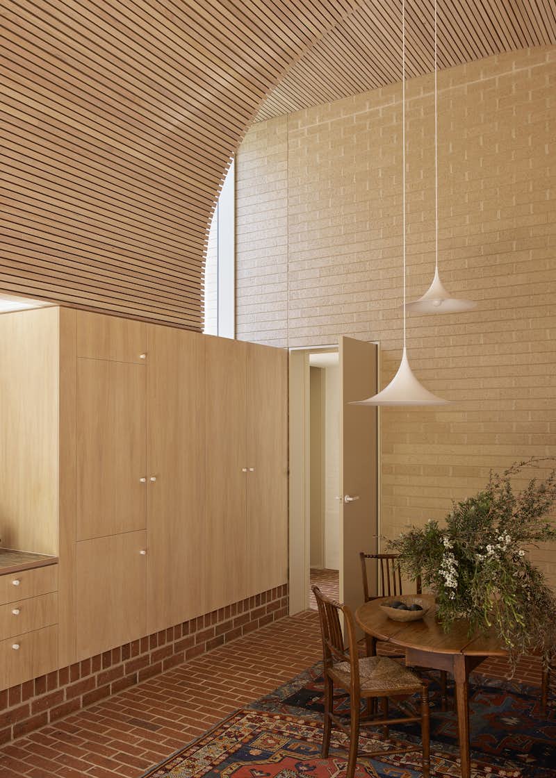 Photo 3 of 14 in An Arched Timber Vault Promises Privacy Within This ...