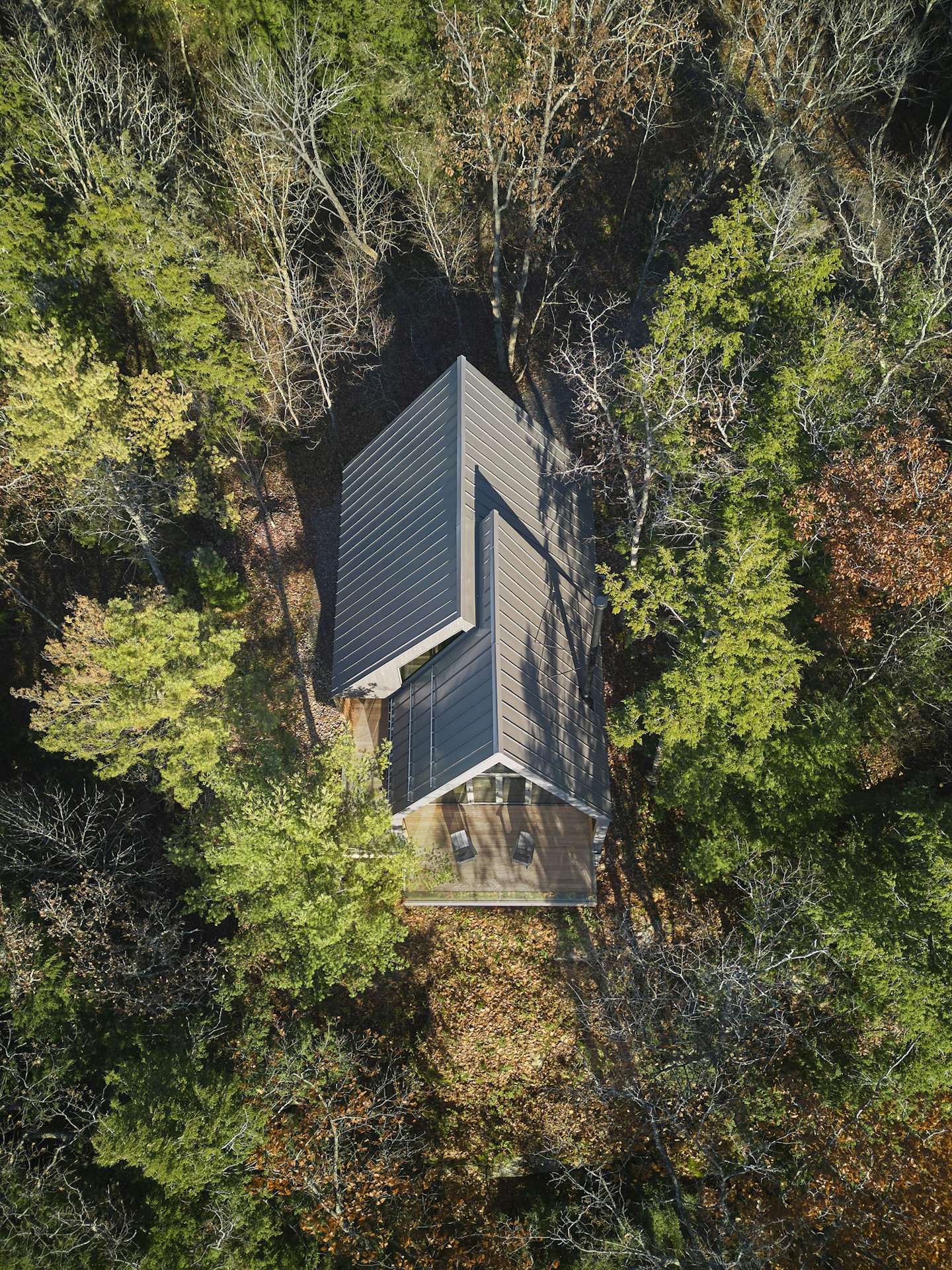 Photo 16 of 16 in This Compact Canadian Home Reimagines The Classic Log ...