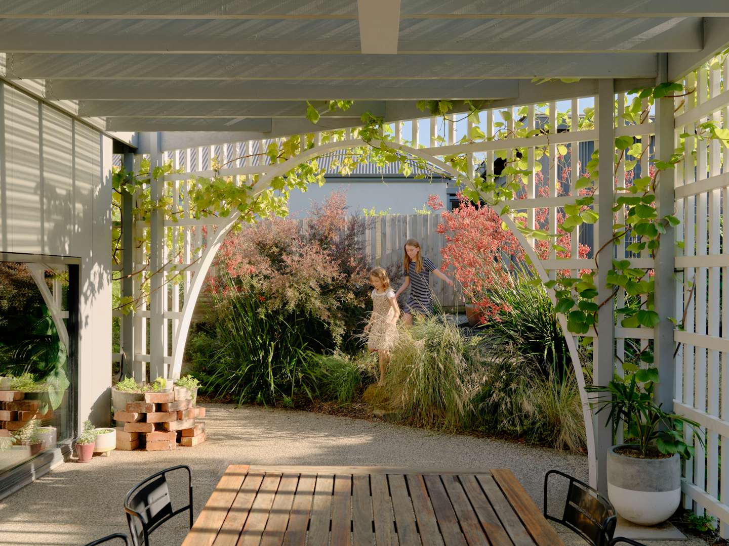 Photo 13 of 13 in A Renovation Expands an Existing Pergola For a ...