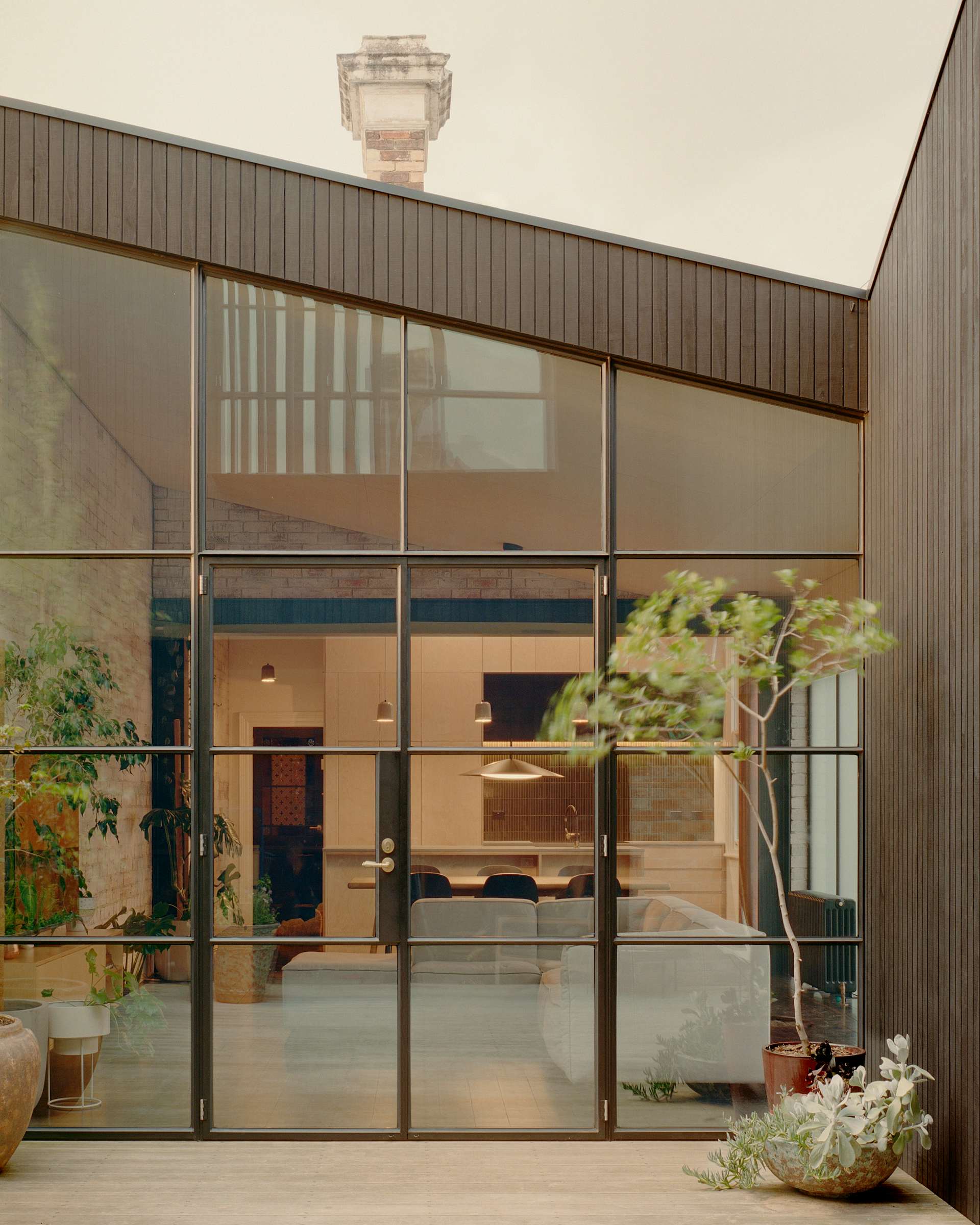 Photo 10 of 18 in Frosted Windows at This Australian Home Hide the ...