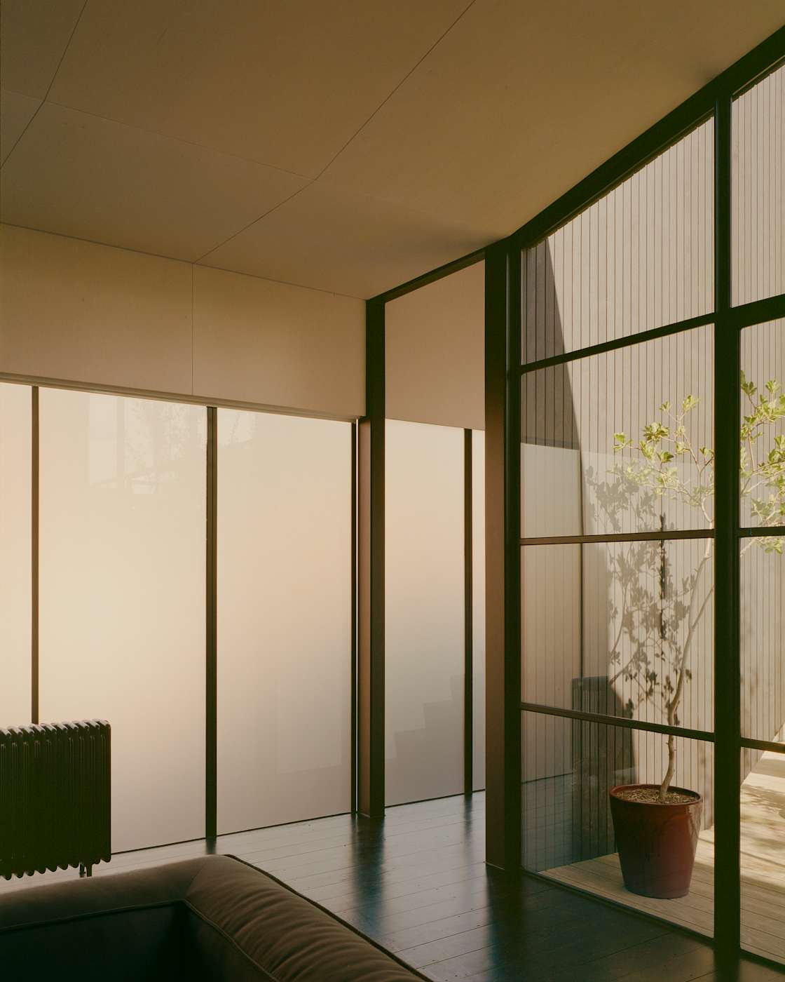 Photo 11 of 18 in Frosted Windows at This Australian Home Hide the ...