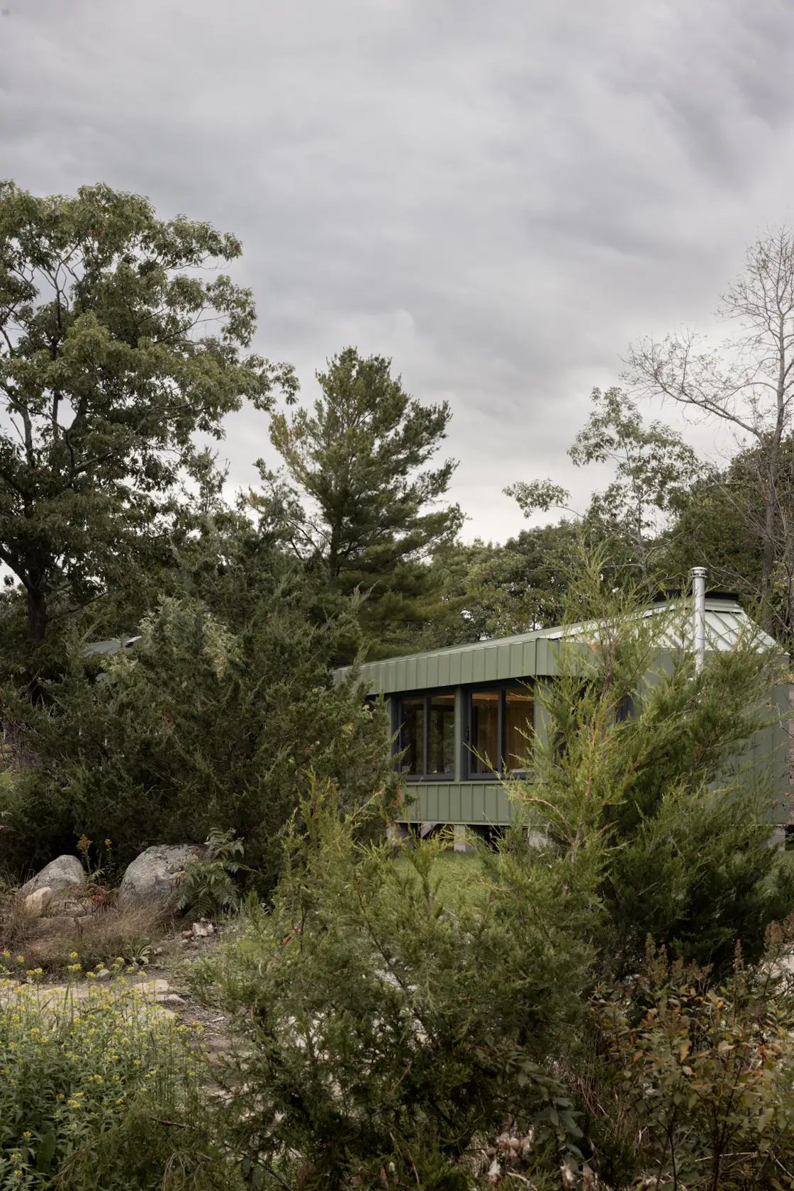 Photo 4 of 16 in The Only Way to This Metal-Clad Cabin Is by Boat - Dwell