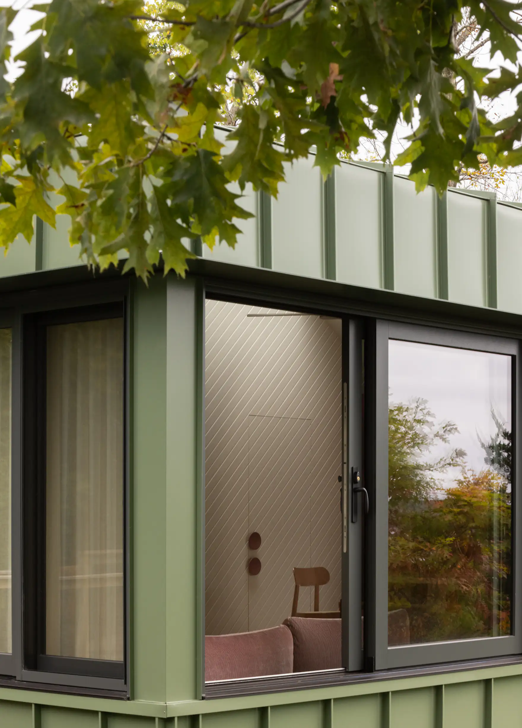 Photo 7 of 16 in The Only Way to This Metal-Clad Cabin Is by Boat - Dwell