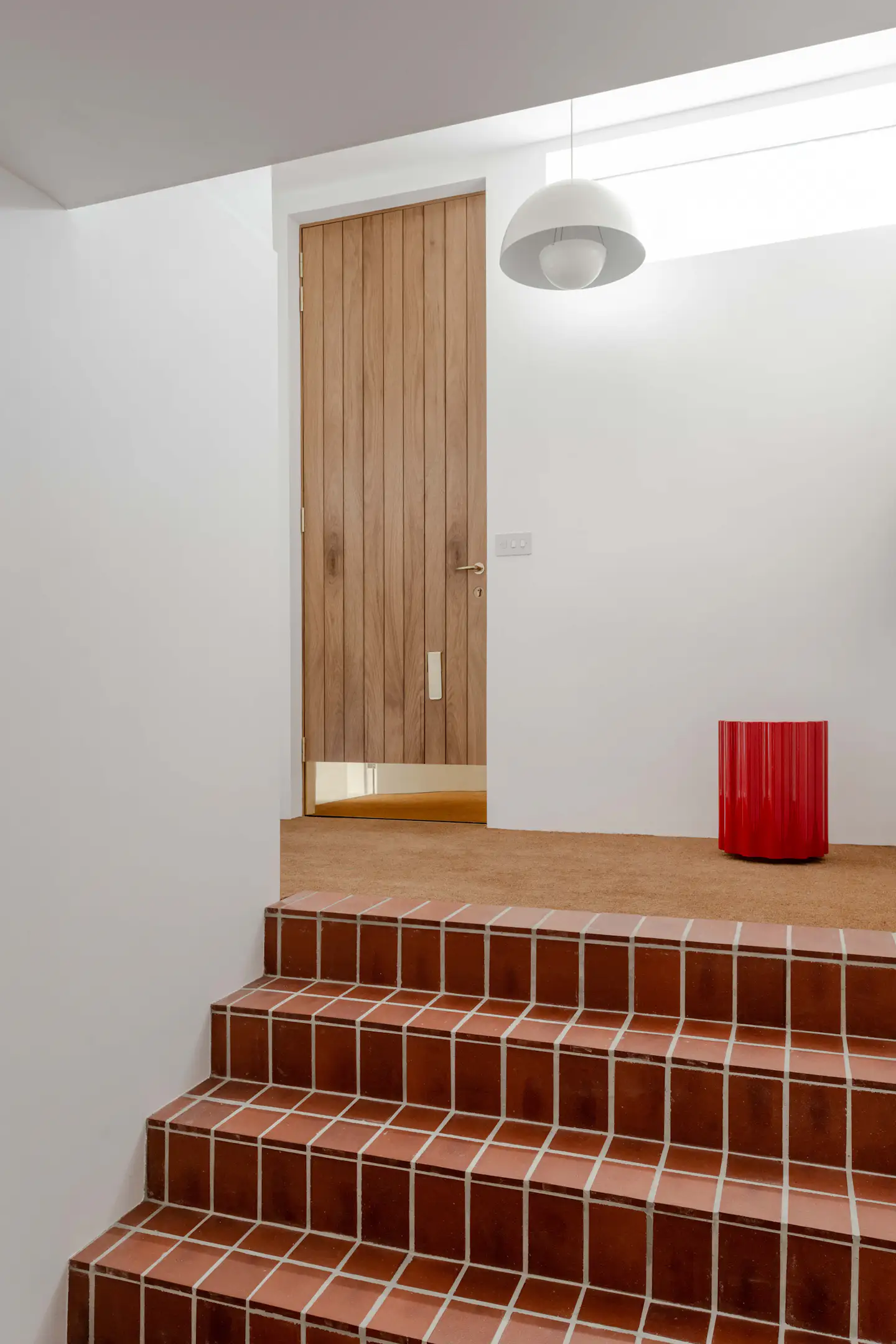 Photo 14 of 15 in Red Steel and Brick Enliven a ’70s Row House ...