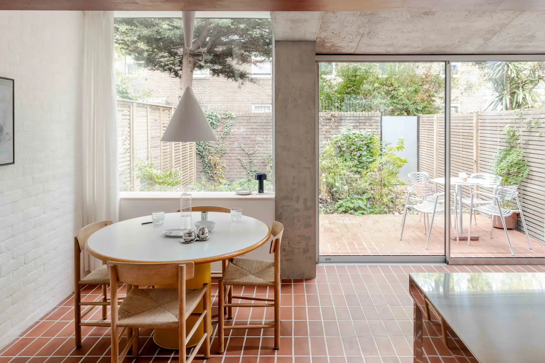 Photo 6 of 15 in Red Steel and Brick Enliven a ’70s Row House ...