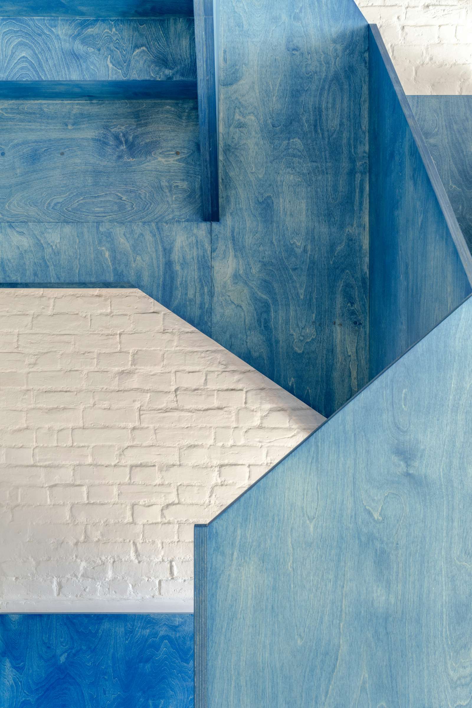 Photo 8 of 15 in An Electric-Blue Stair Energizes a Tired London Coach ...