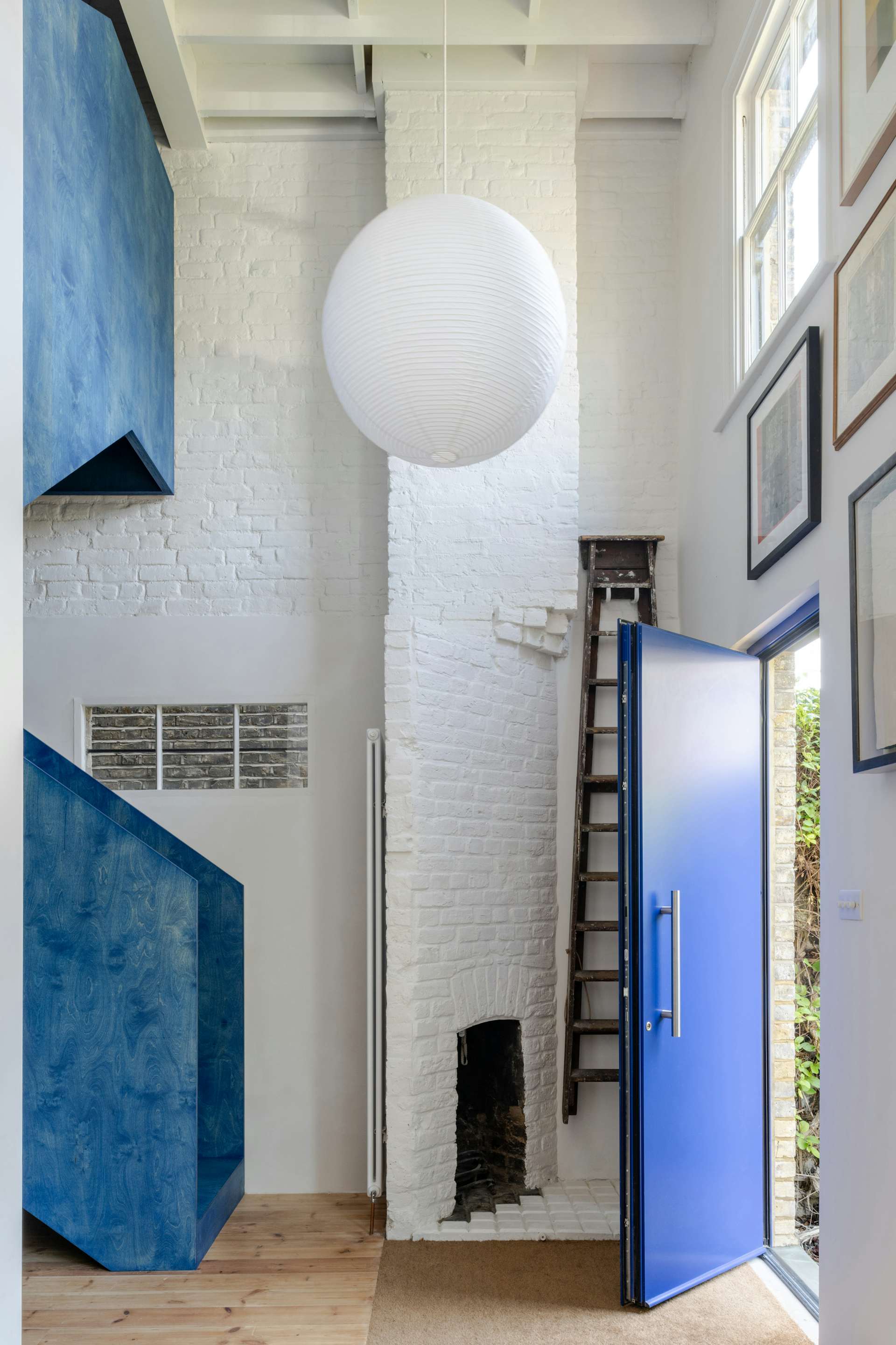 Photo 7 of 15 in An Electric-Blue Stair Energizes a Tired London Coach ...