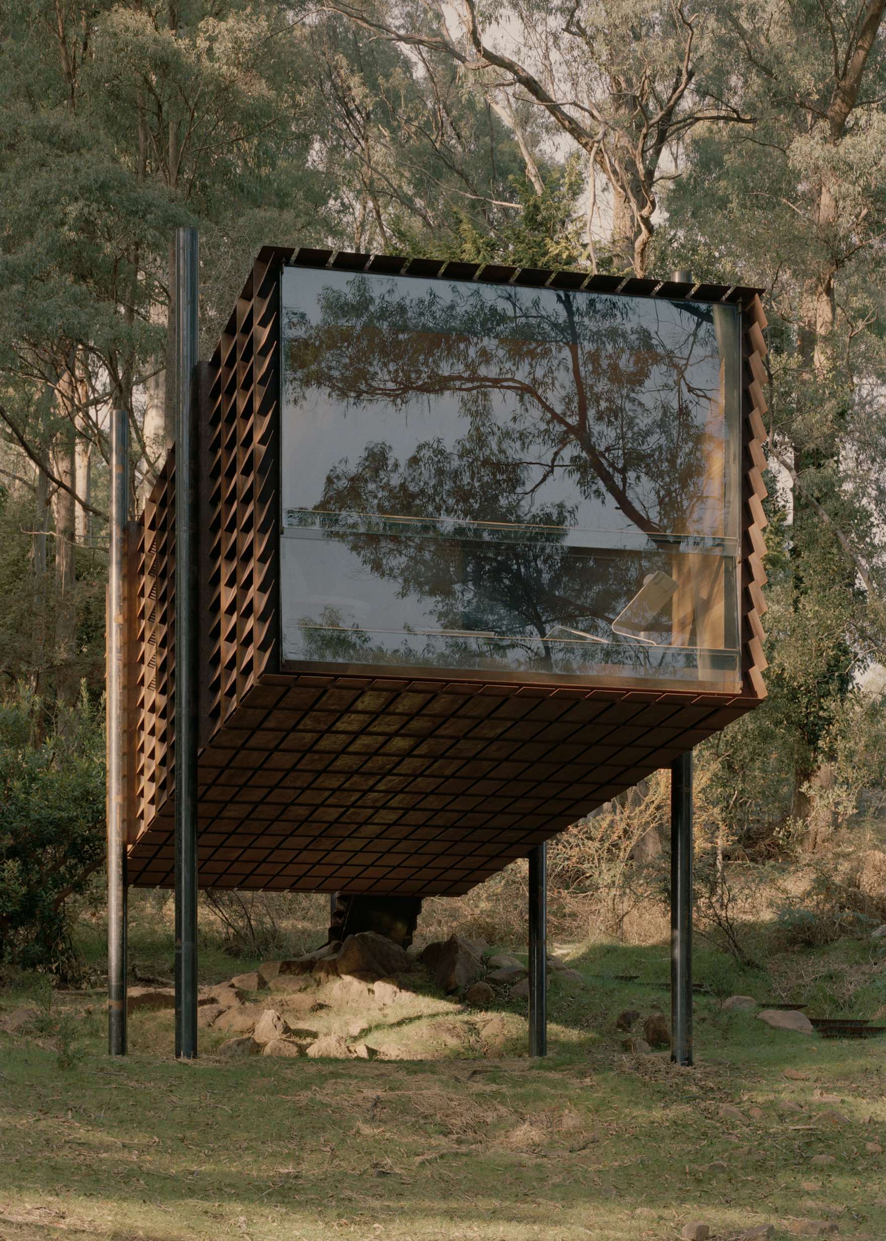 Photo 2 of 12 in A Metal Shell Keeps This Australian Retreat Cool—and ...