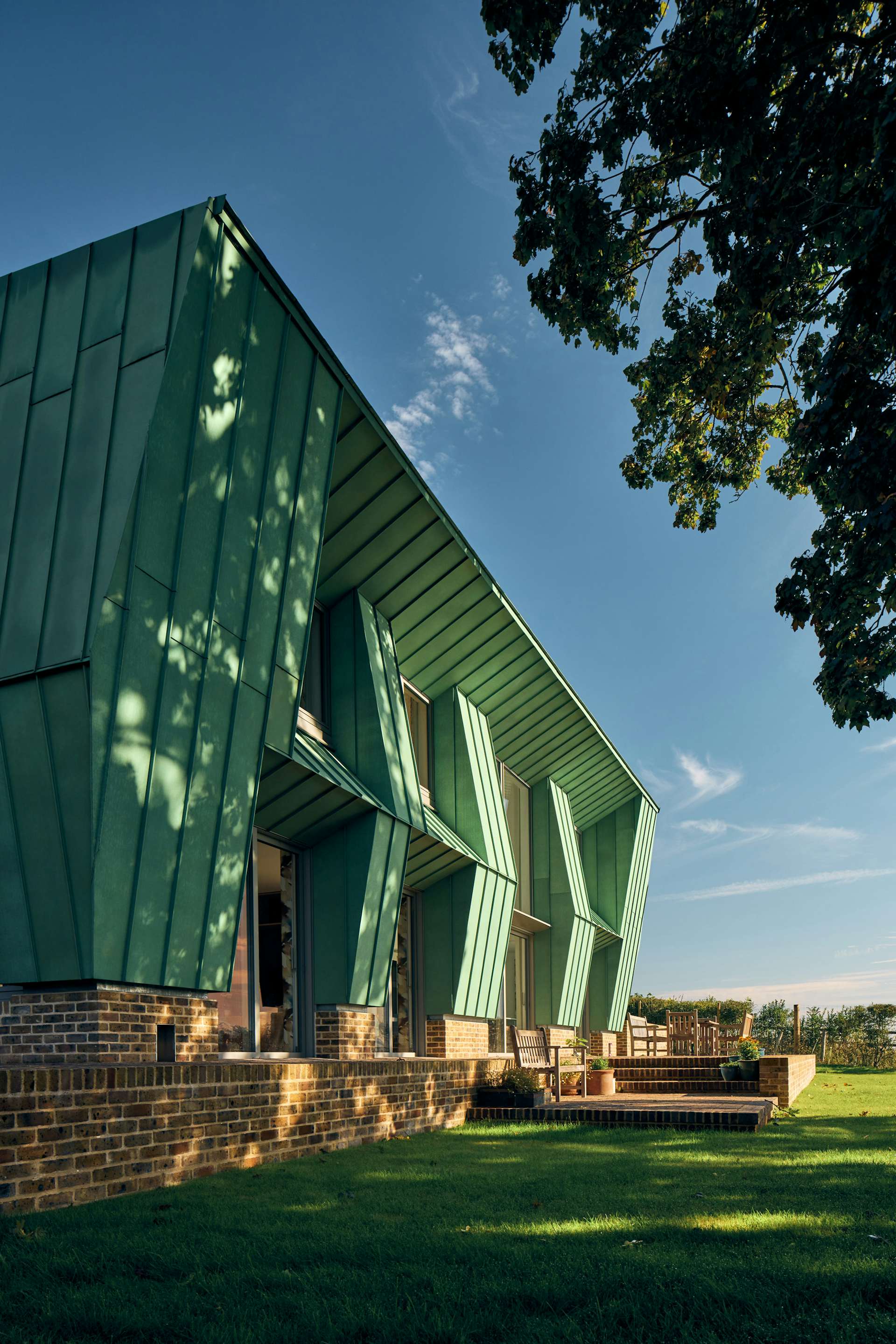 Photo 6 of 15 in This U.K. Home’s Oz-Green Shell Is Actually a ...