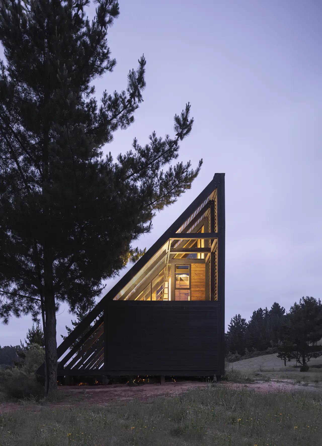 Photo 14 of 15 in A Wedge-Shaped Cabin Braces for Wind on the Chilean ...