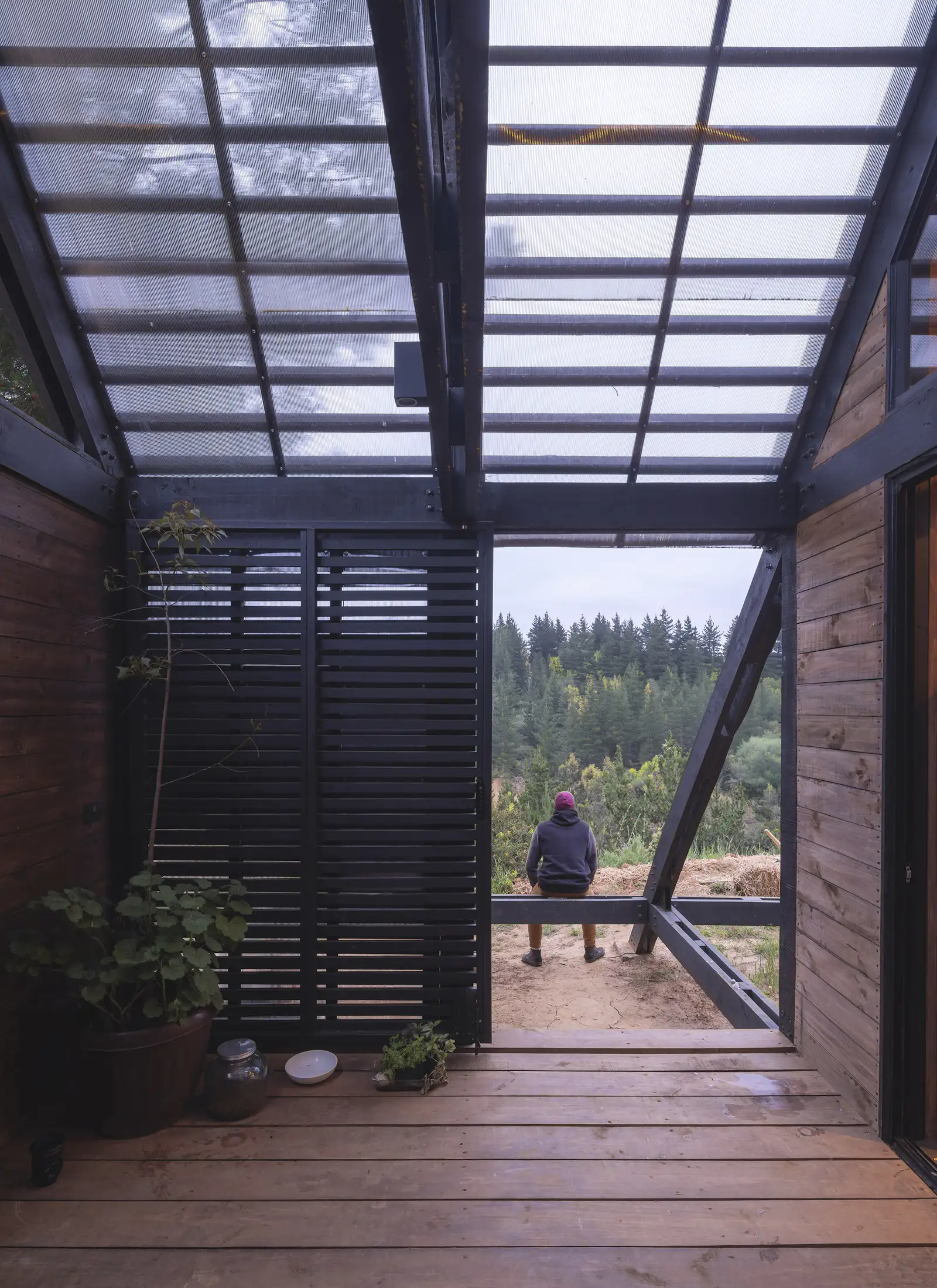 Photo 8 of 15 in A Wedge-Shaped Cabin Braces for Wind on the Chilean ...