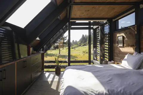 Photo 7 of 15 in A Wedge-Shaped Cabin Braces for Wind on the Chilean ...