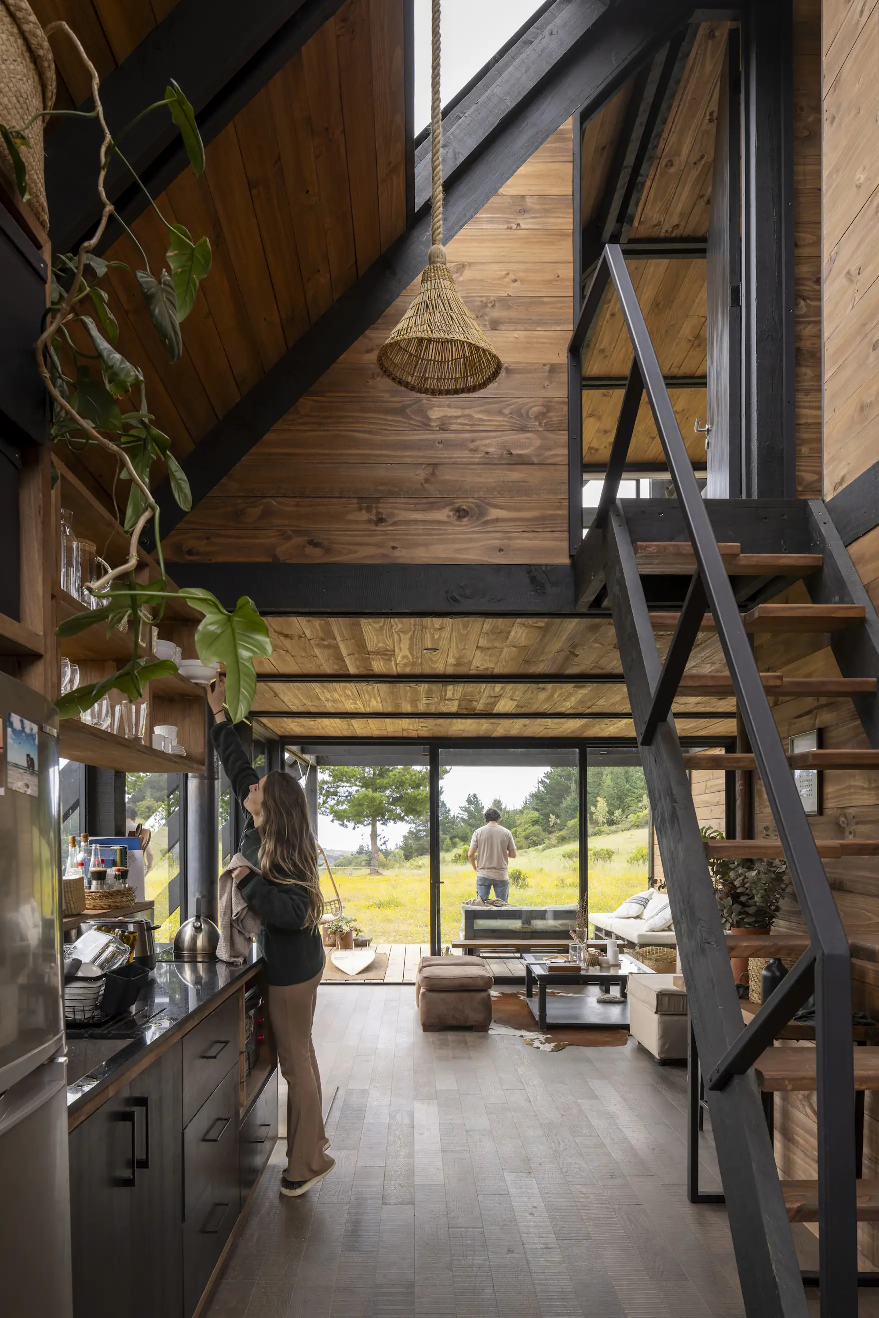Photo 7 of 15 in A Wedge-Shaped Cabin Braces for Wind on the Chilean ...