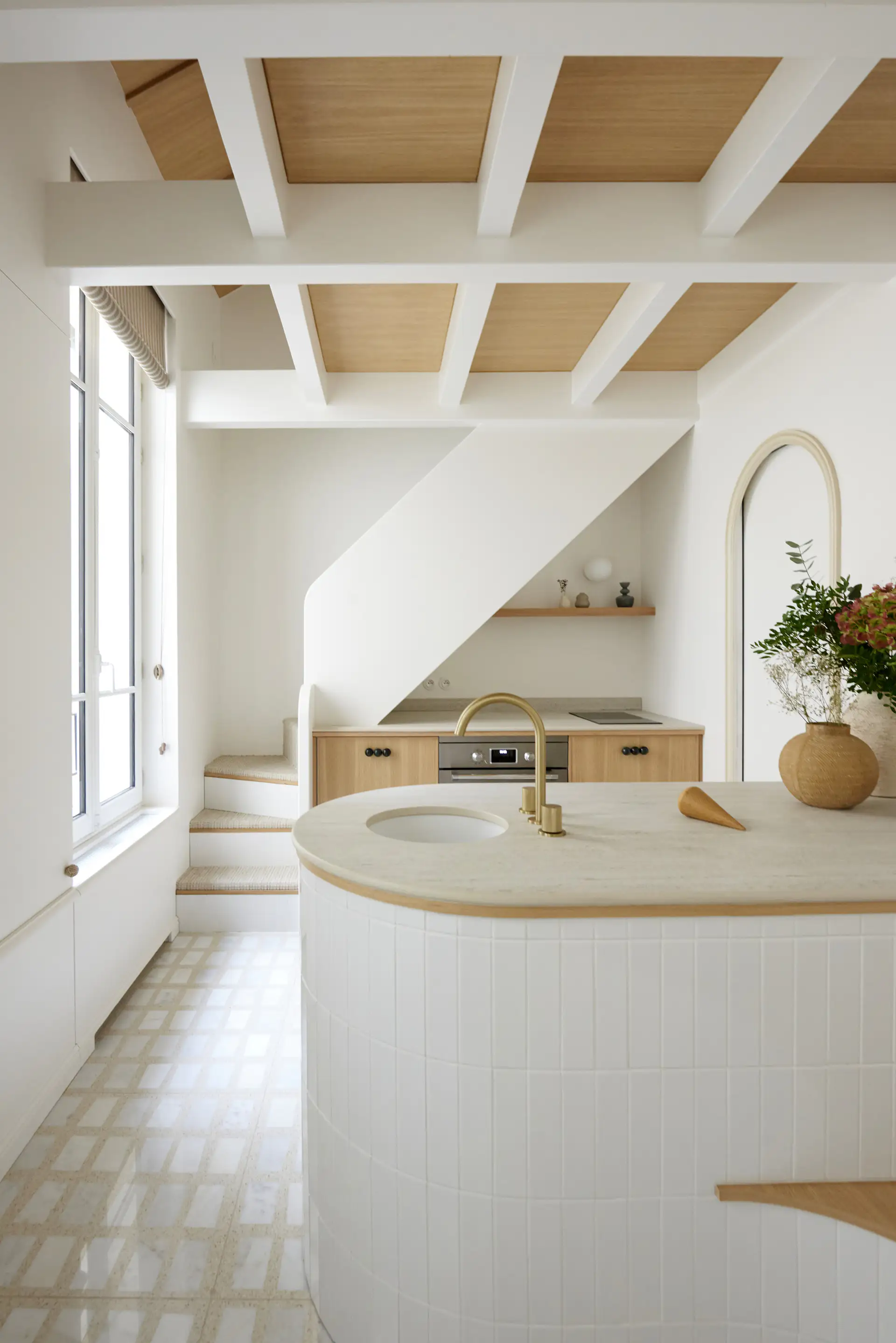 Photo 5 of 17 in In Paris, an 1800s Horse Stable Is Now an Earth-Toned ...