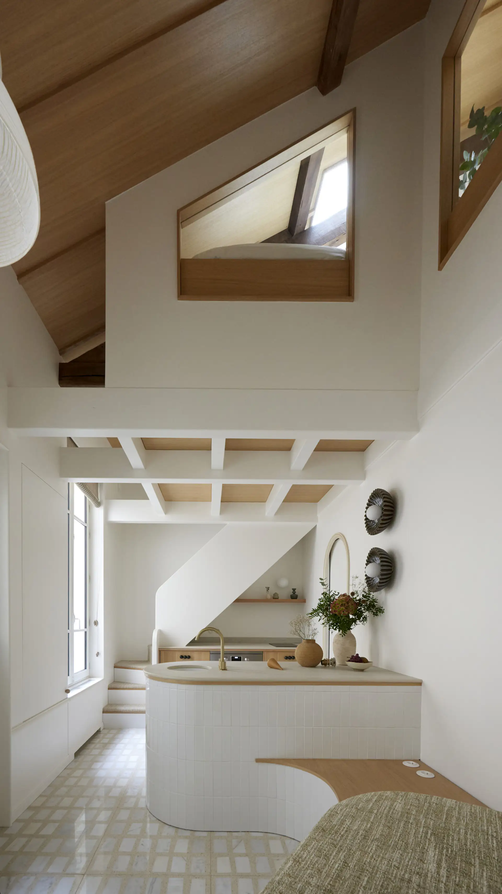 Photo 5 of 17 in In Paris, an 1800s Horse Stable Is Now an Earth-Toned ...