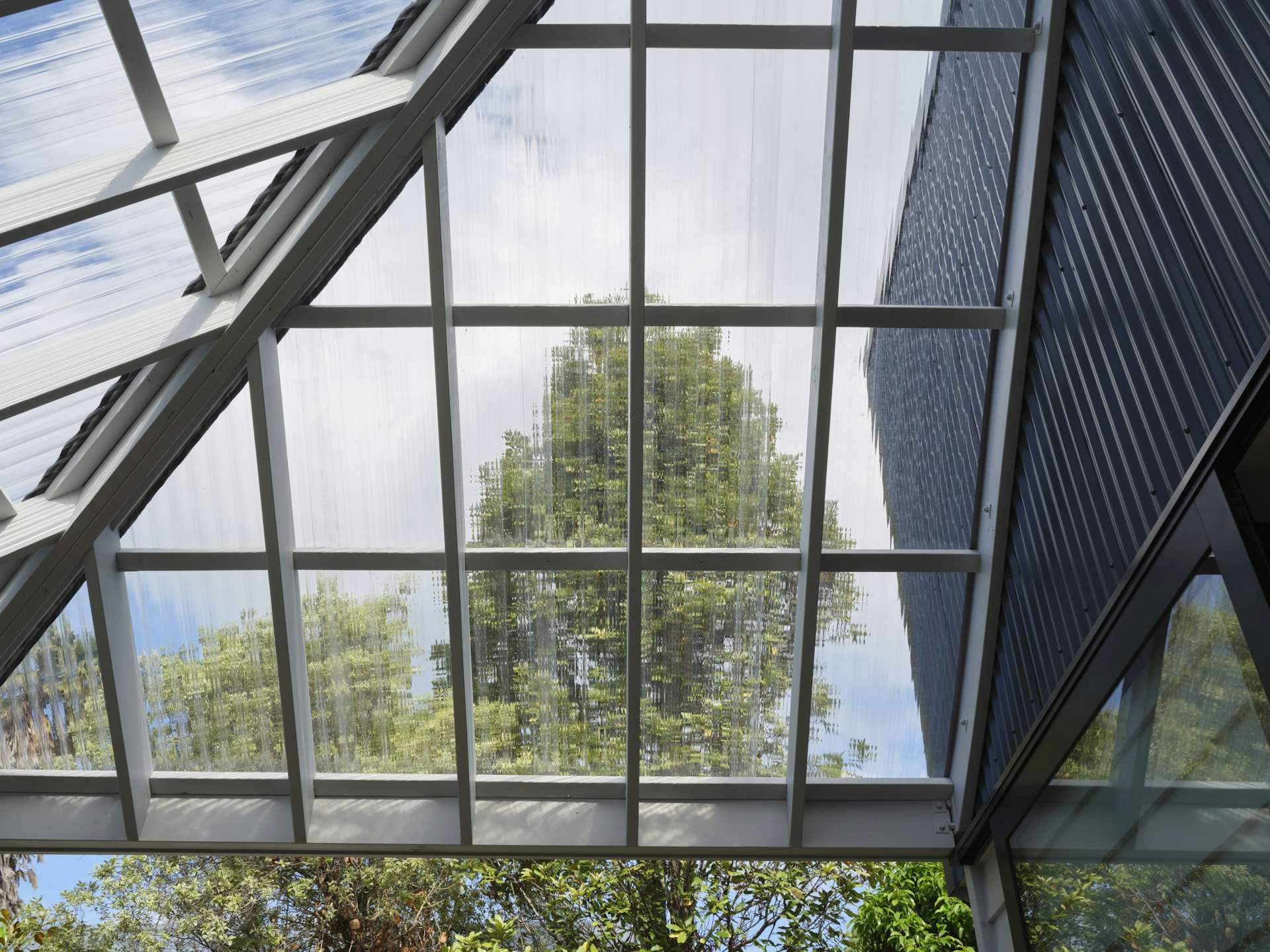 Photo 9 of 9 in How They Pulled It Off: A Transparent Deck Roof That ...