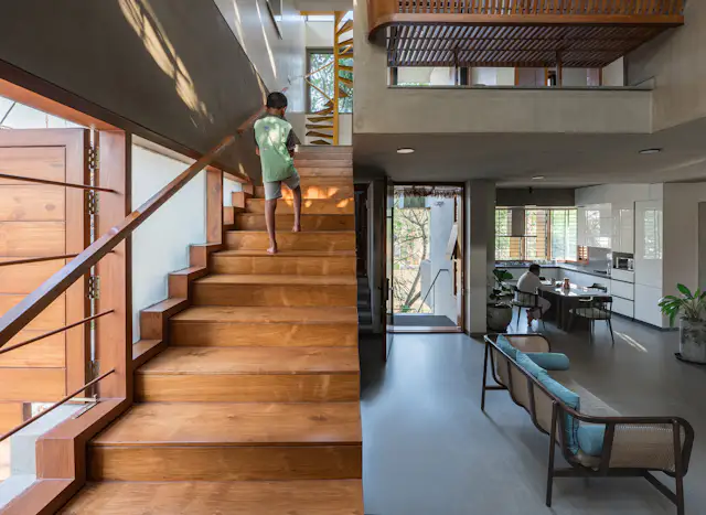 Photo 7 of 20 in The Skylight Steals the Show at This Vertical Concrete ...