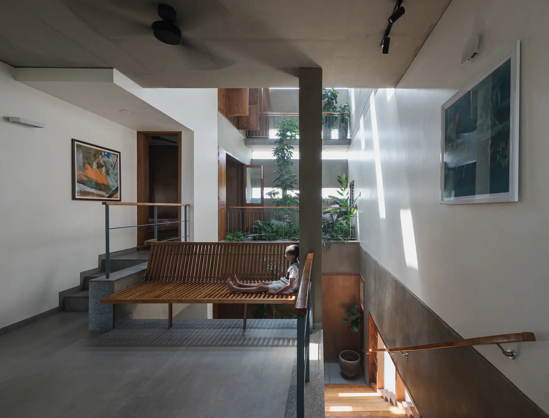 Photo 14 of 20 in The Skylight Steals the Show at This Vertical ...