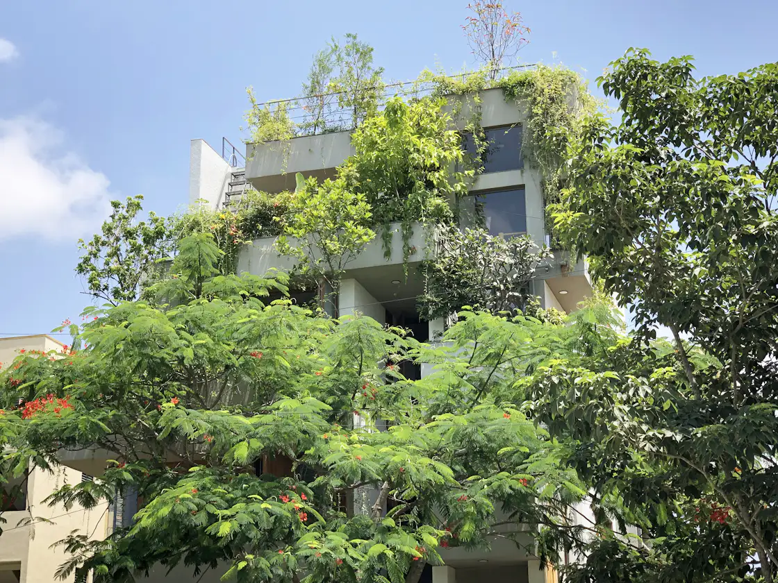 Photo 4 of 20 in The Skylight Steals the Show at This Vertical Concrete ...