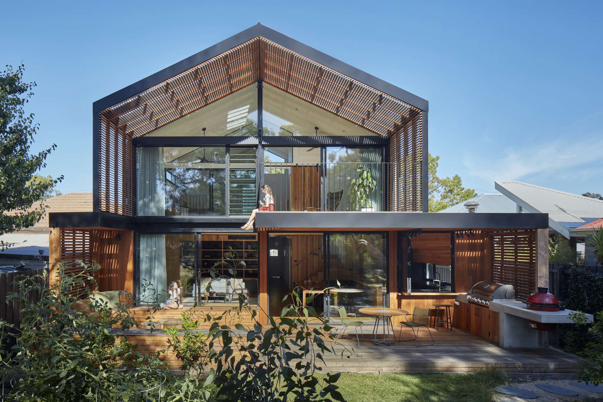 Photo 2 of 15 in A Soaring Timber Extension Revs Up a Quiet Suburban ...