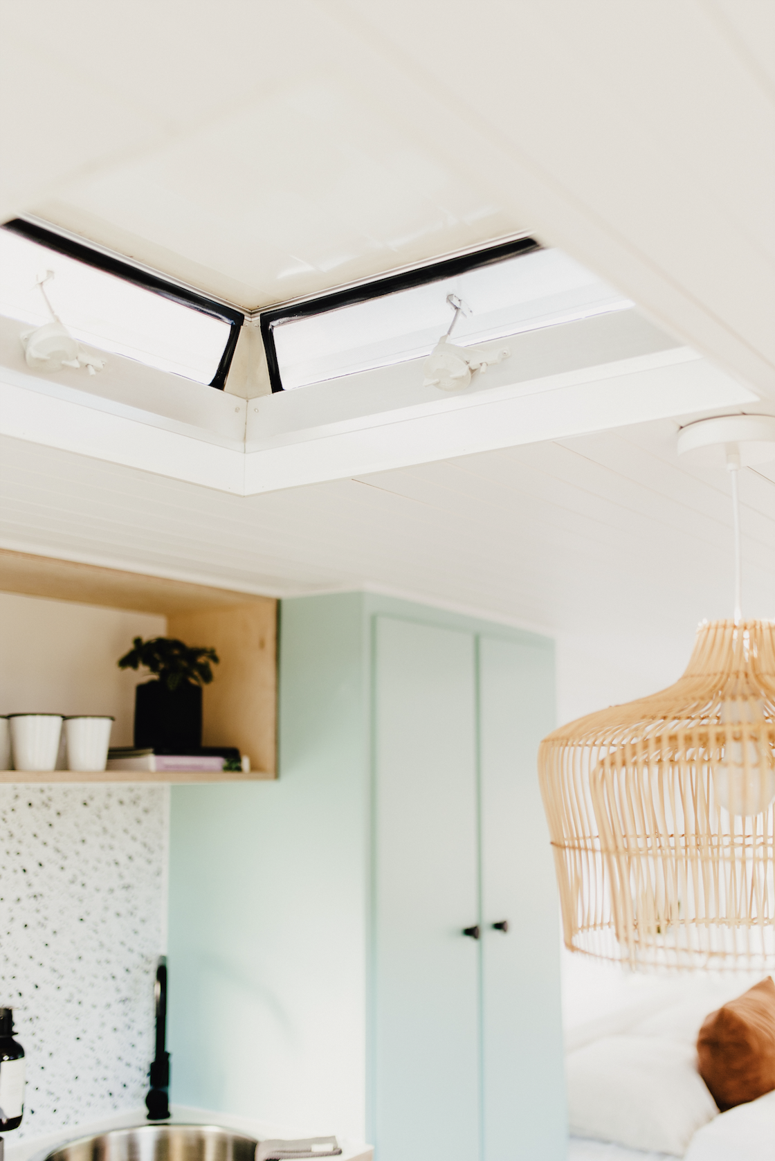 Photo 5 of 14 in Before & After: A Beloved Family Camper Gets a Minty Fresh Makeover from Marlow ...