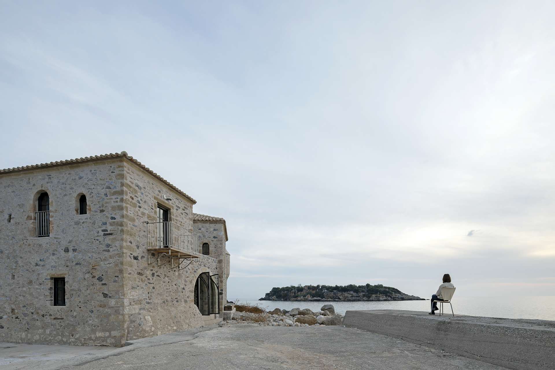 Photo 2 of 20 in A Historic Fortress in Greece Becomes a Ruggedly ...