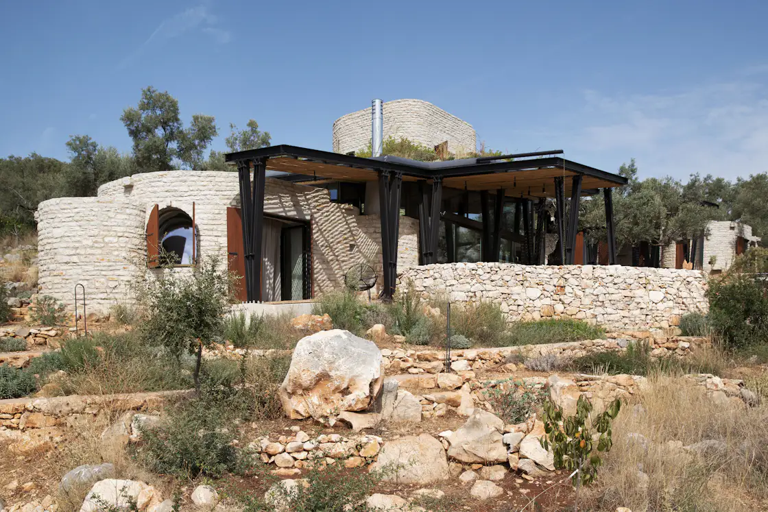 A Cluster of Earthy, Stone-Built Huts Form a Far-Out Retreat in Greece ...