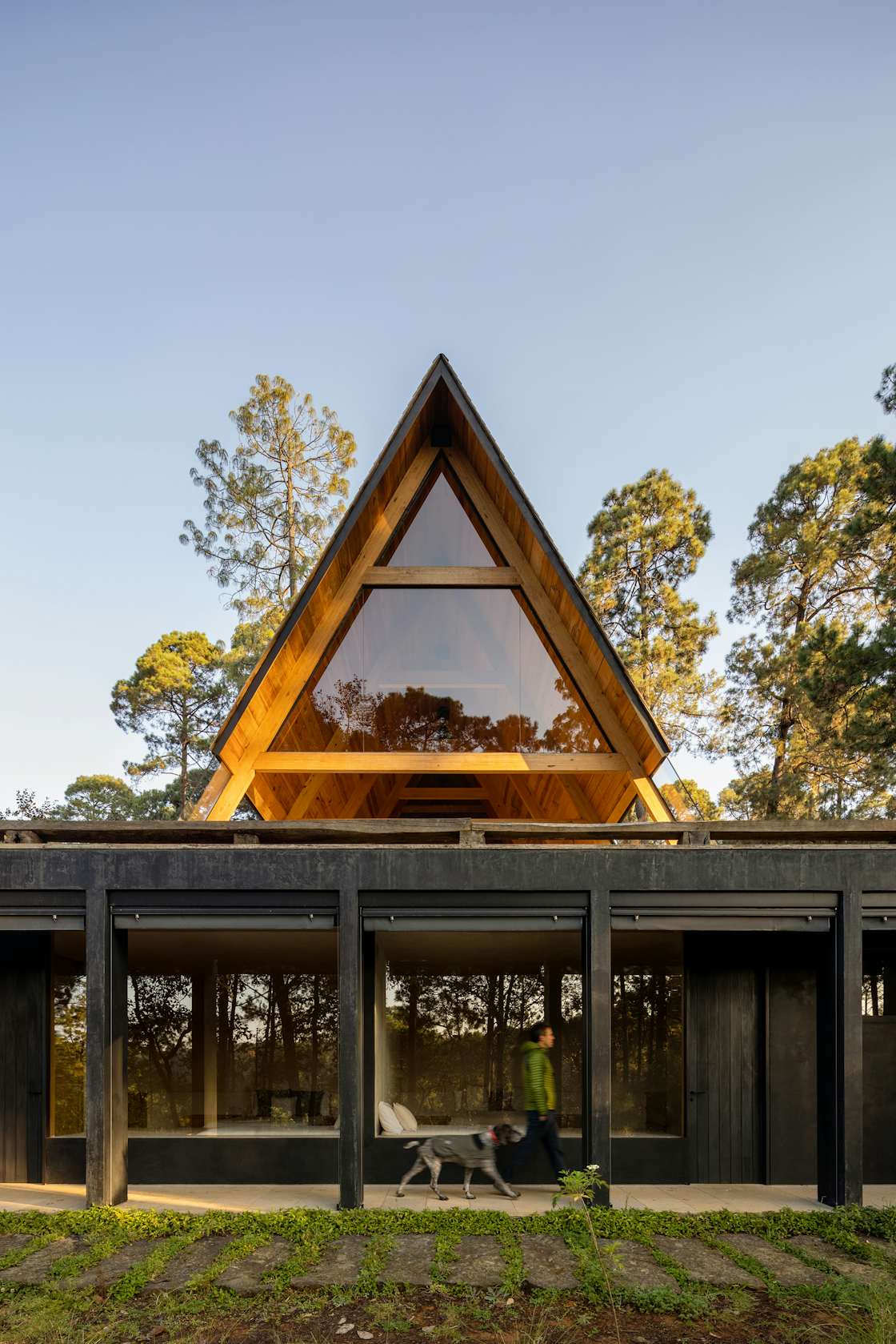 This Refined Getaway Started as a Rustic A-Frame With No Running Water ...