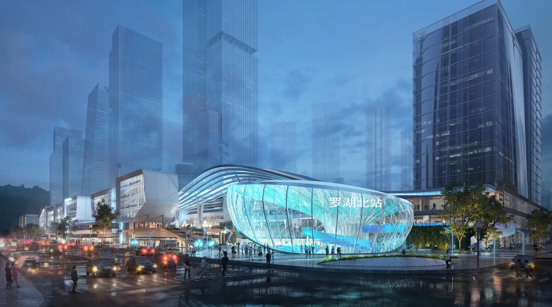 Photo 9 of 10 in Luohu North Station TOD: Pioneering Sustainable ...