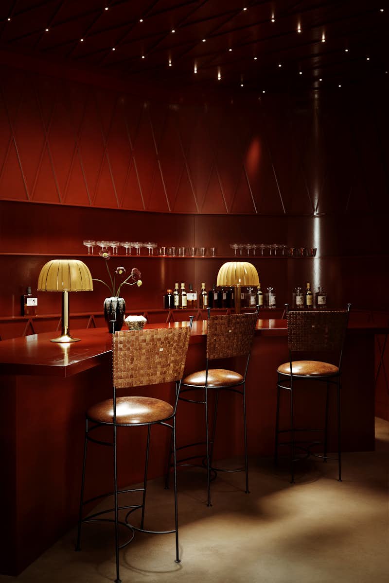 Red Lounge (15 Photos) - Dwell